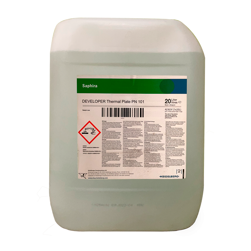 Saphira Developer Thermal Plate PN 101 CV Multi Warna Grafika